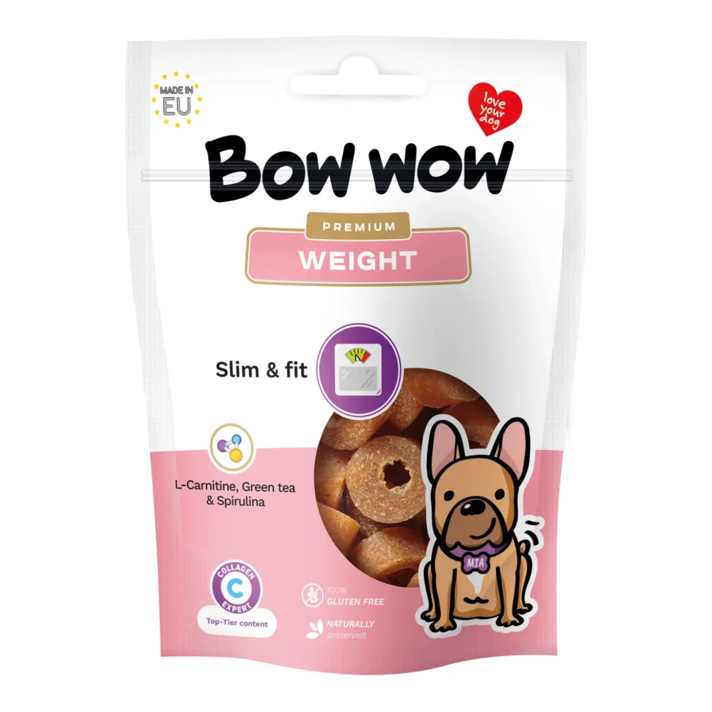 Bow Wow Sveikam svoriui: Natūralus skanėstas su L-karnitinu, žaliąja ...